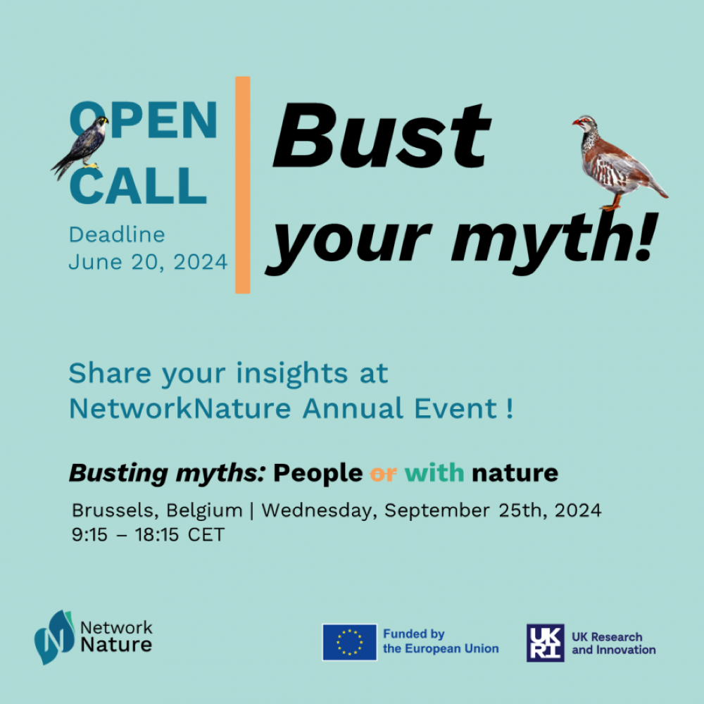 Open call: Bust your myth at the NetworkNature Annual Event | Interlace Hub