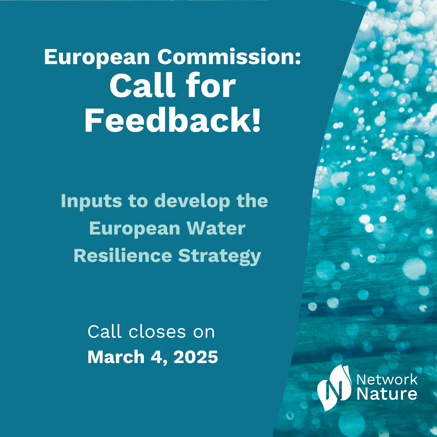 European Commission Launches Call for Evidence to develop the new Water ...