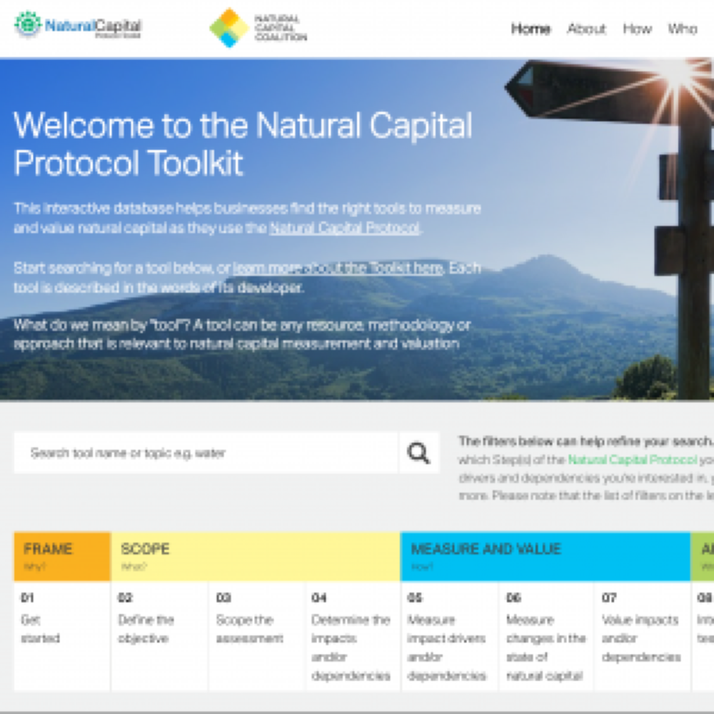 Natural Capital Protocol Toolkit launched | Interlace Hub